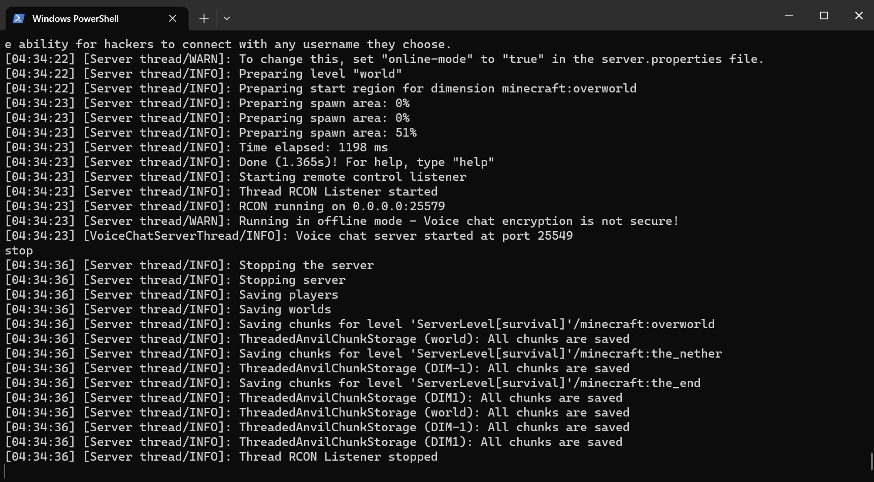 Server can't be stopped with the mod in 1.16.5 · Issue #612 · henkelmax/simple-voice-chat · GitHub