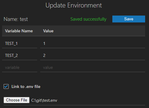 Link To env File Not Working Issue 536 Rangav thunder client 