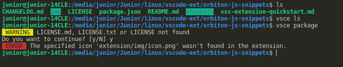 Specified part does not exist in the package. · Issue #708 · microsoft/vscode-vsce · GitHub
