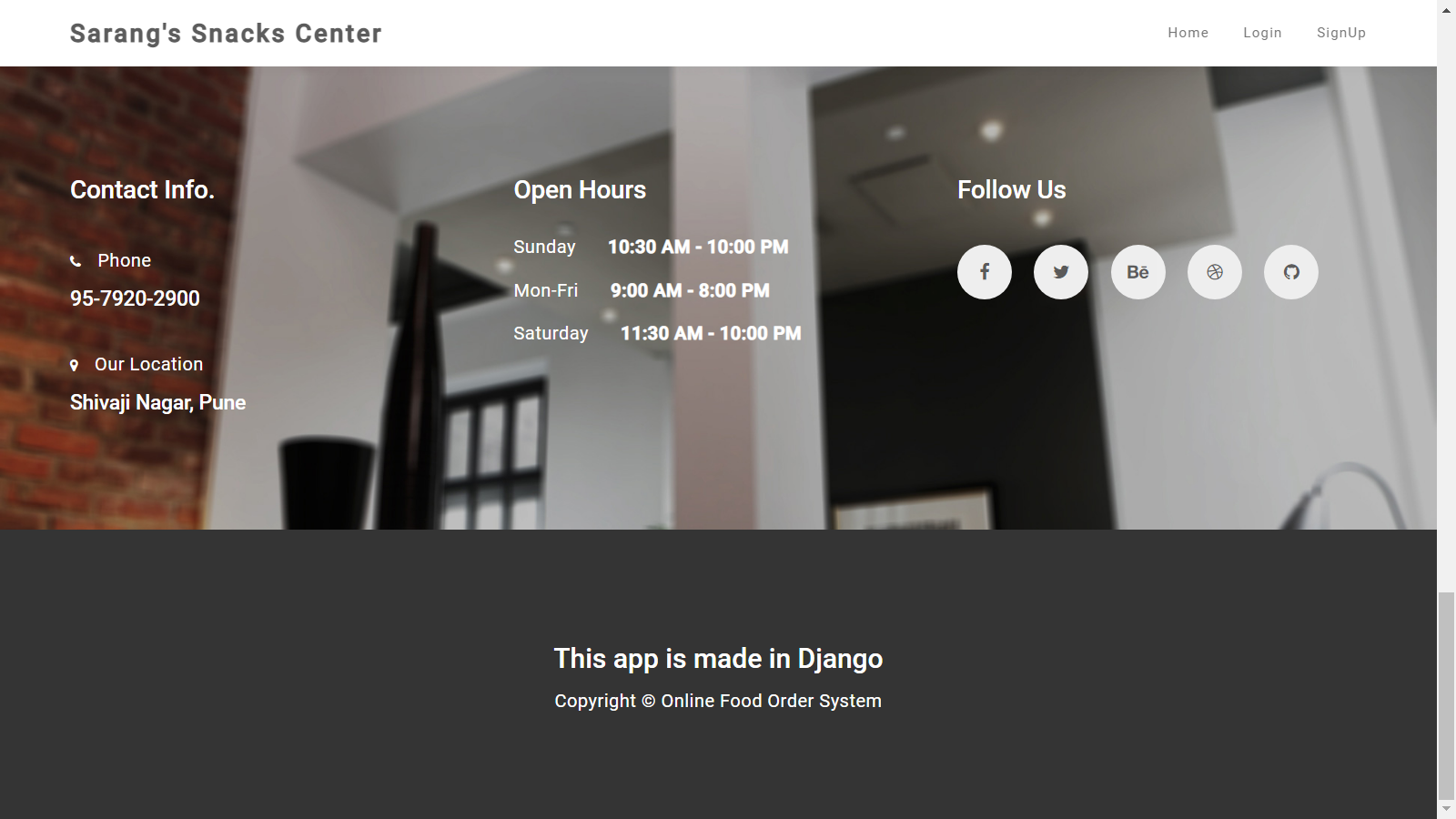 GitHub - Joshi-Sarang/Django-Online-Food-ordering-System: Django Online ...