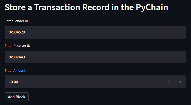 GitHub - kyhuber/PyChain: A blockchain-based ledger system with block validation features.