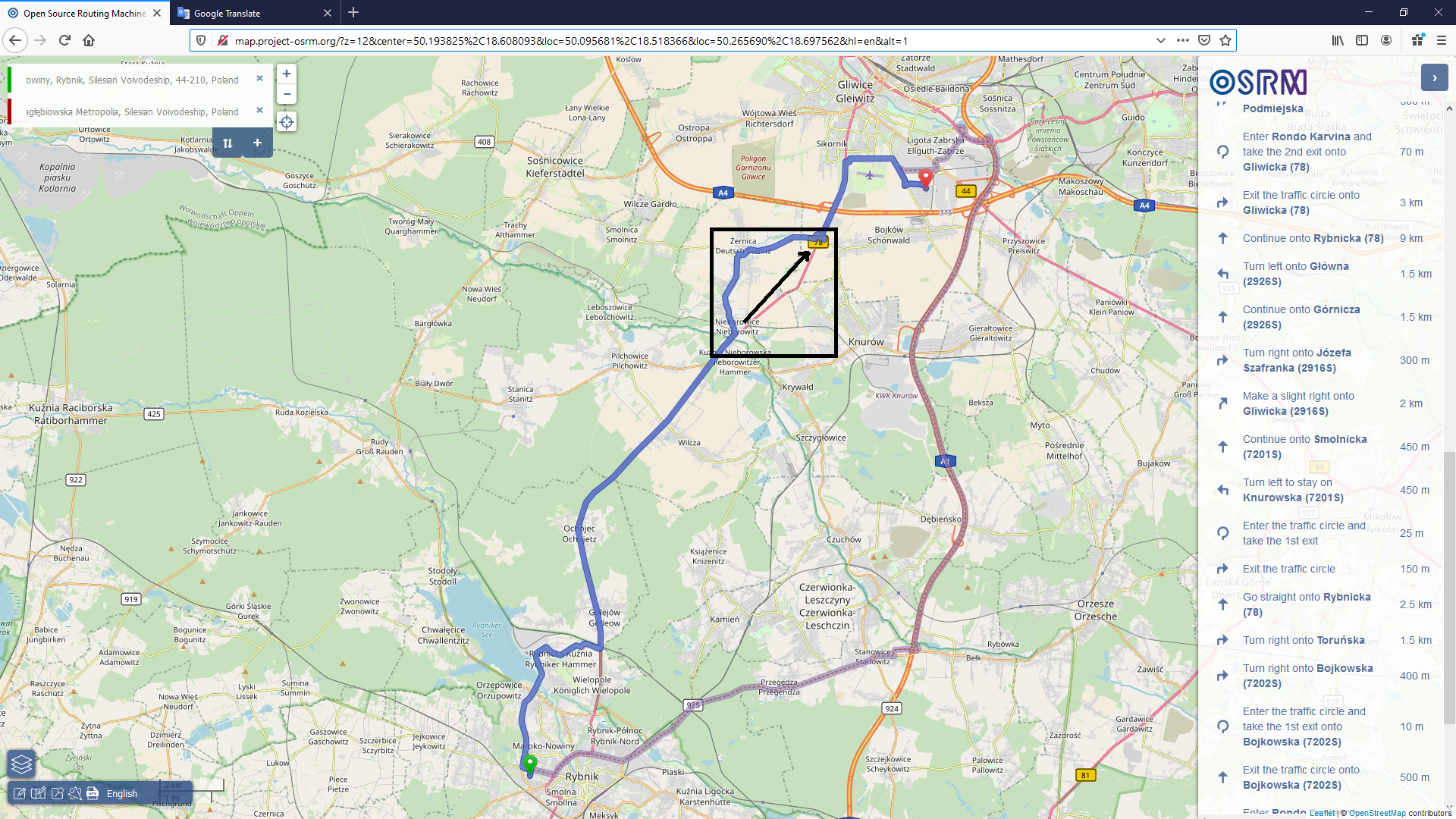 Route made by OSRM use not optimal detour · Issue #5587 · Project-OSRM ... Route made by OSRM use not optimal detour · Issue #5587 · Project-OSRM ...
