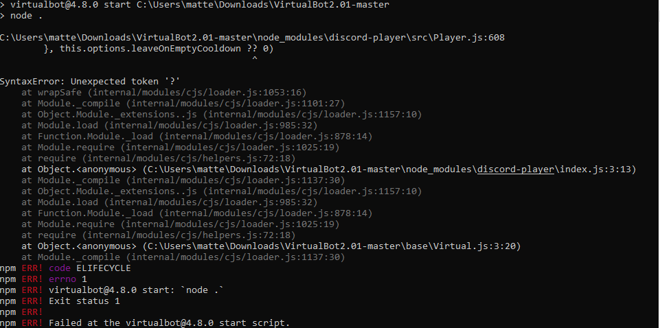 starting with music BUG · Issue #318 · Androz2091/AtlantaBot · GitHub
