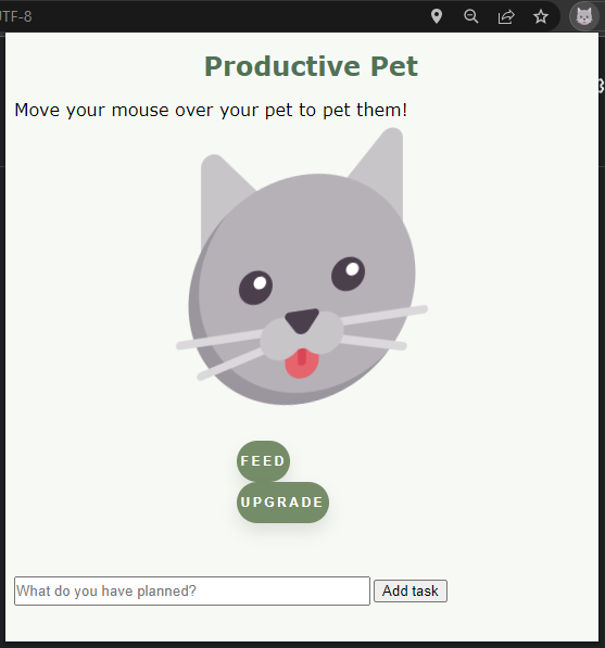 GitHub - ashleyleal/ProductivePet-NewHacks-2022: Productivity chrome extension for NewHacks 2022 ...