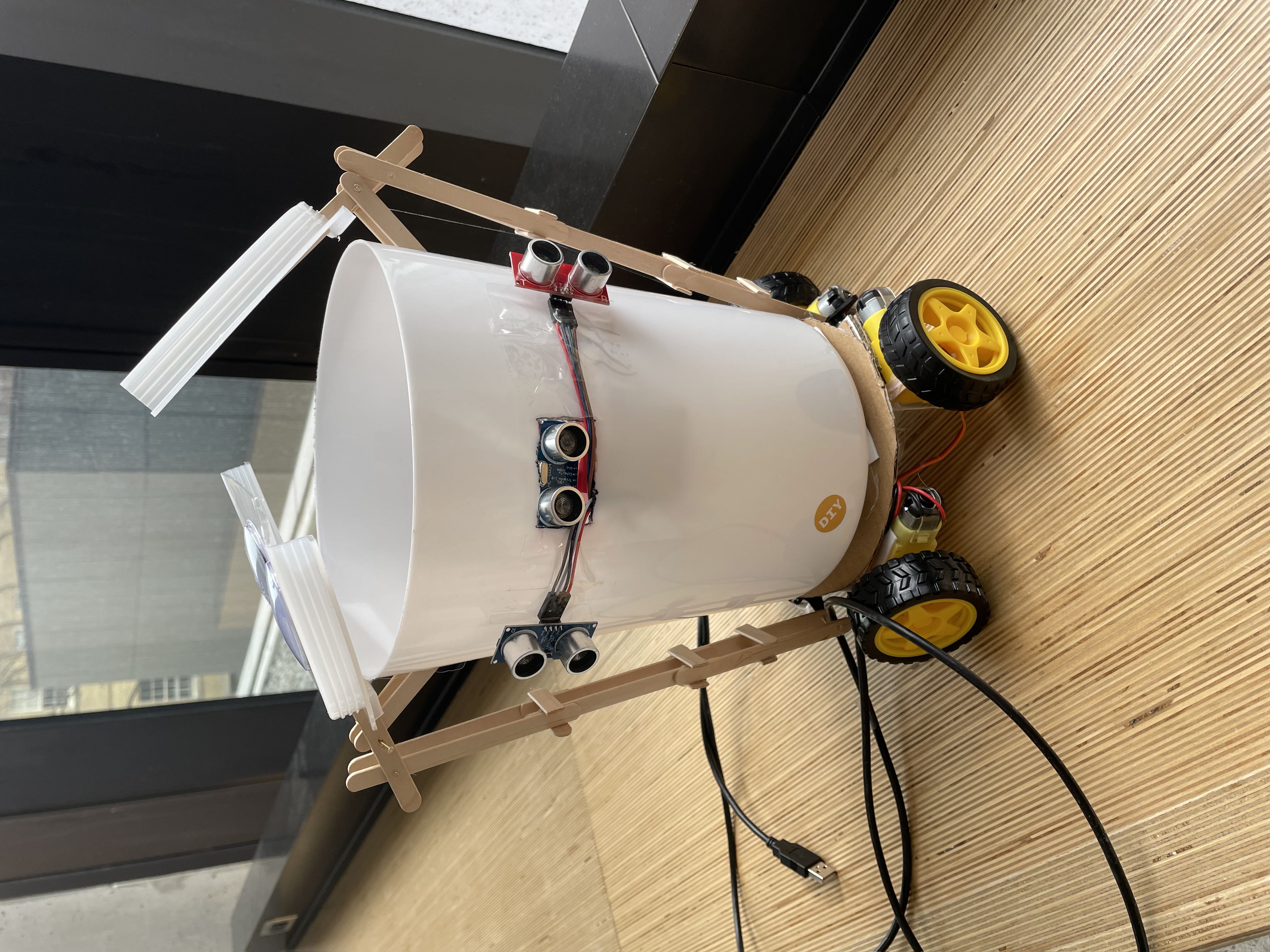 GitHub - ashleyleal/Garbage-MakeUofT-2023: "Useless" Arduino-powered garbage can for MakeUofT ...