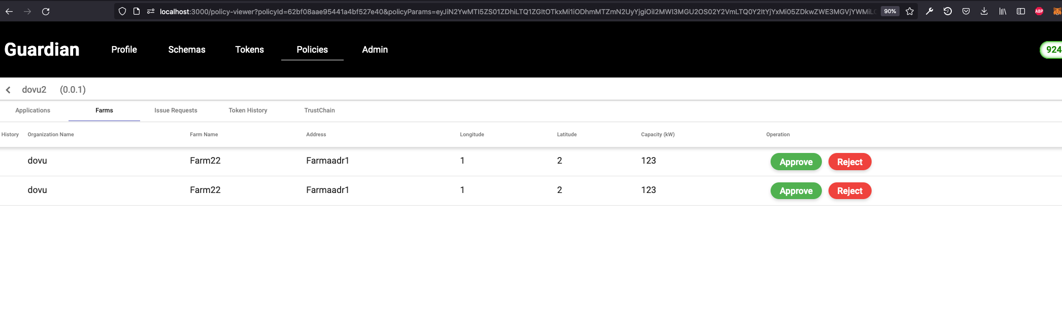 Trustchain validity is compromised on 2.2.0 · Issue #1055 · hashgraph/guardian · GitHub
