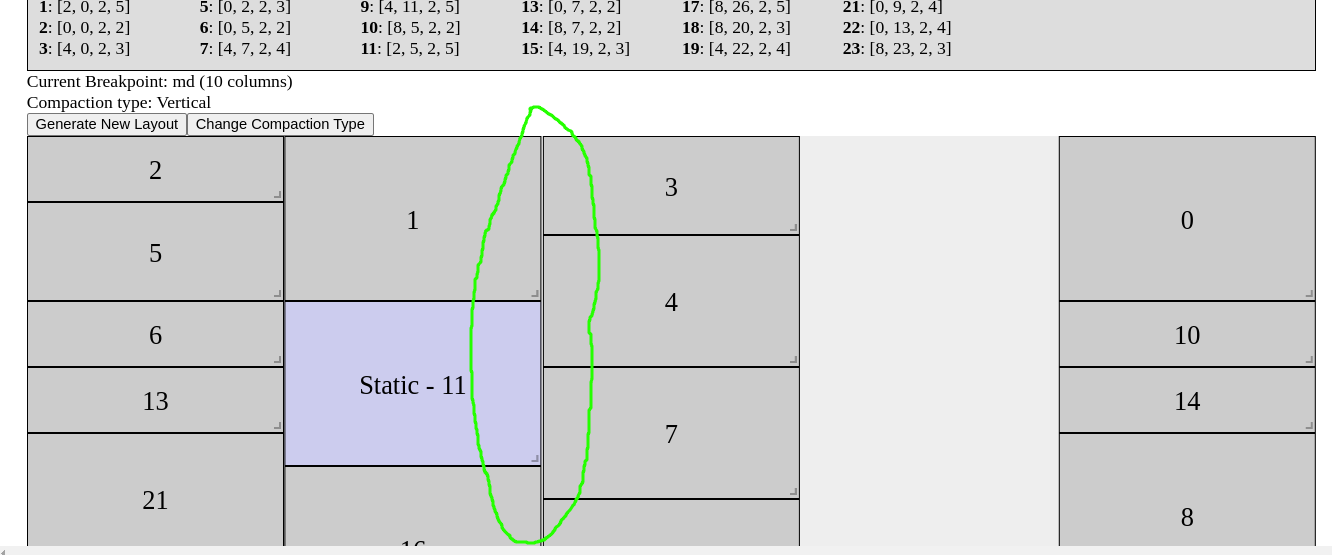 Spaces unwanted between items, even with margin [0,0] · Issue #1693 ...