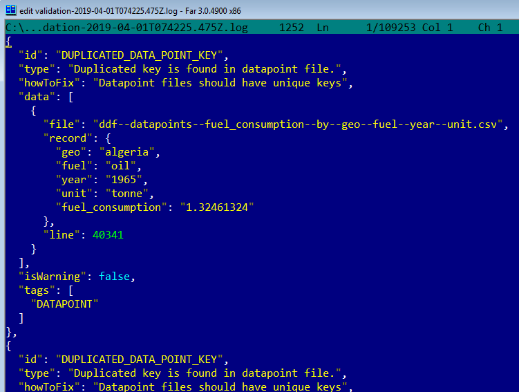 validation was finished with issues but the log is empty · Issue #553 · Gapminder/ddf-validation ...