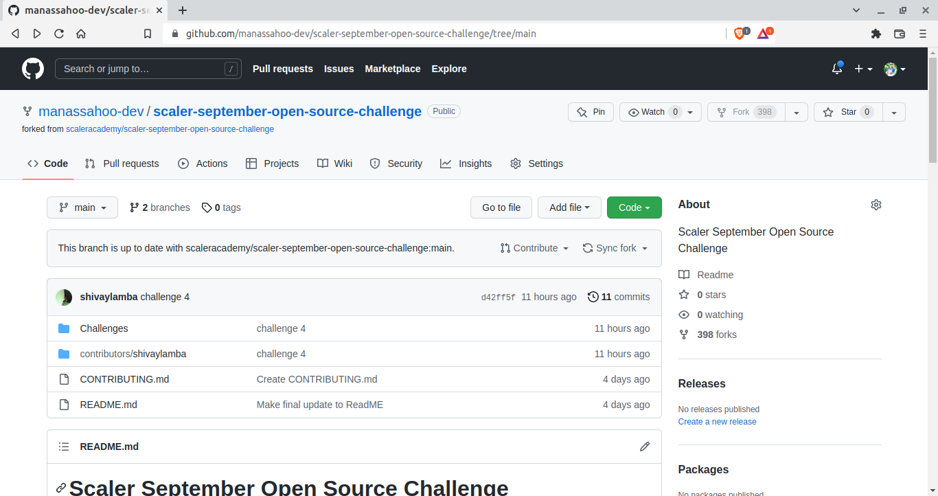 Challenge 1-16 · Issue #360 · scaleracademy/scaler-september-open-source-challenge-2022 · GitHub