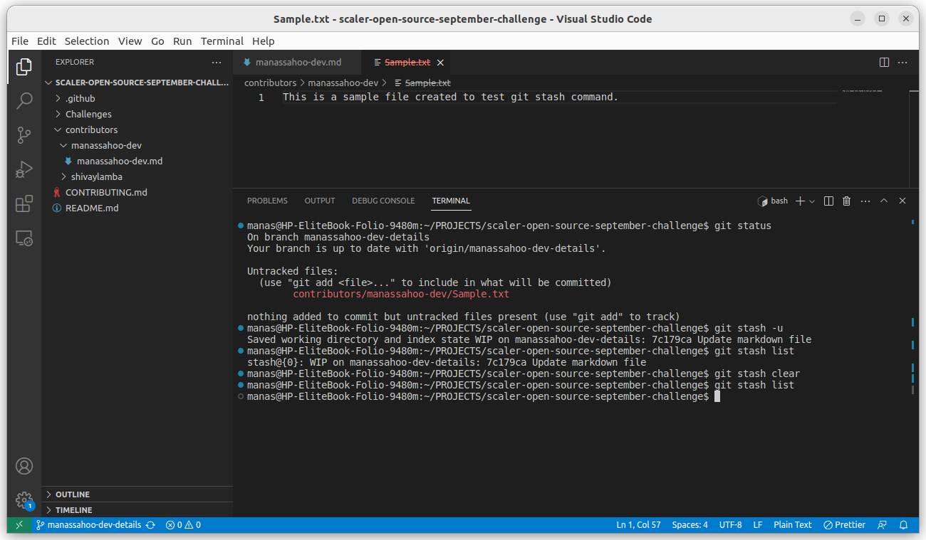 Manas Sahoo · Issue #172 · scaleracademy/scaler-open-source-september-challenge · GitHub