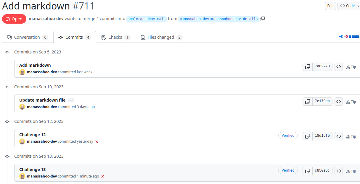 Manas Sahoo · Issue #172 · scaleracademy/scaler-open-source-september-challenge · GitHub