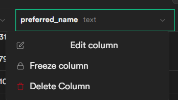 The edit column should be left aligned · Issue #16264 · supabase/supabase · GitHub