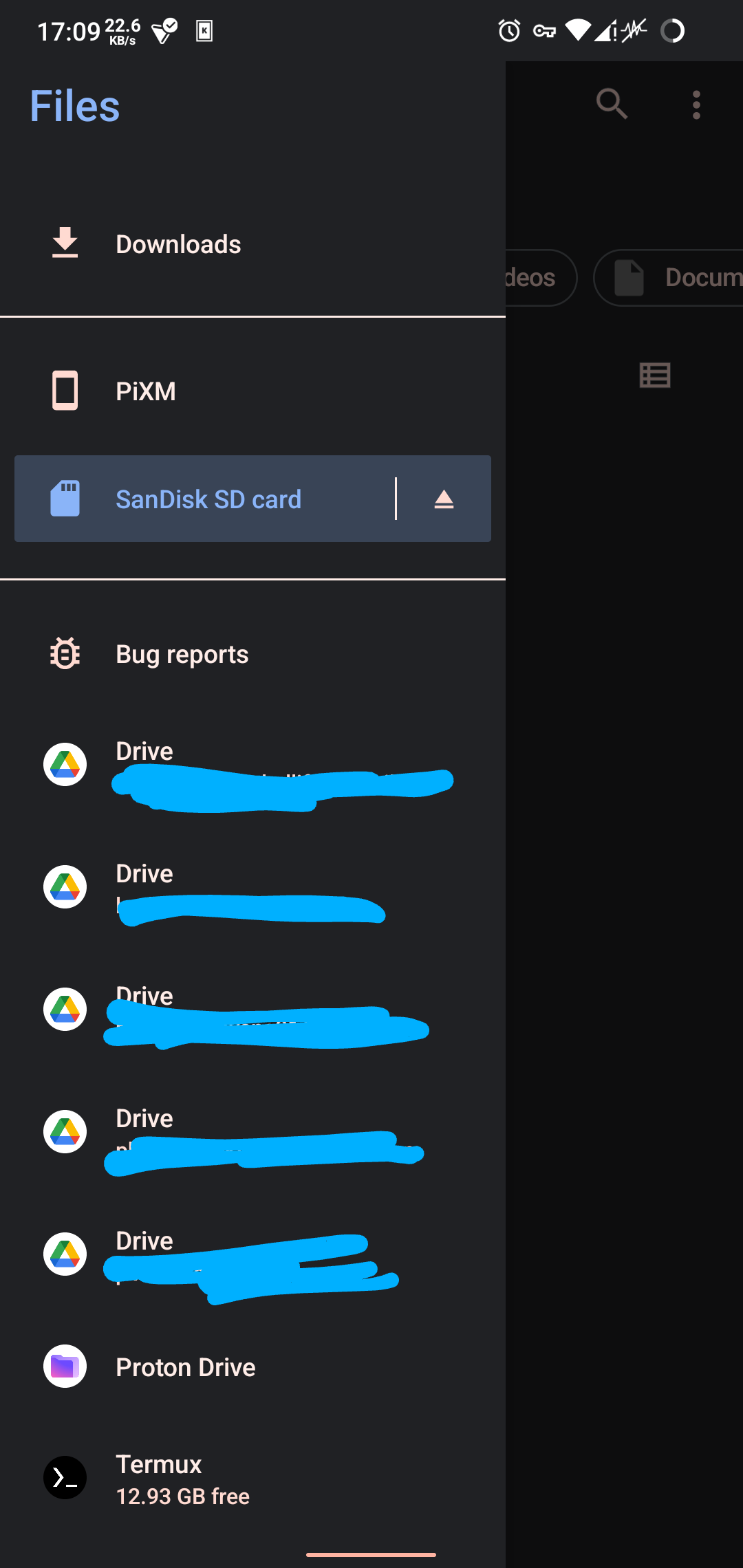 [Umm, Feature Request] Allow cloud storage apps to be used in Files and find/replace button text ...