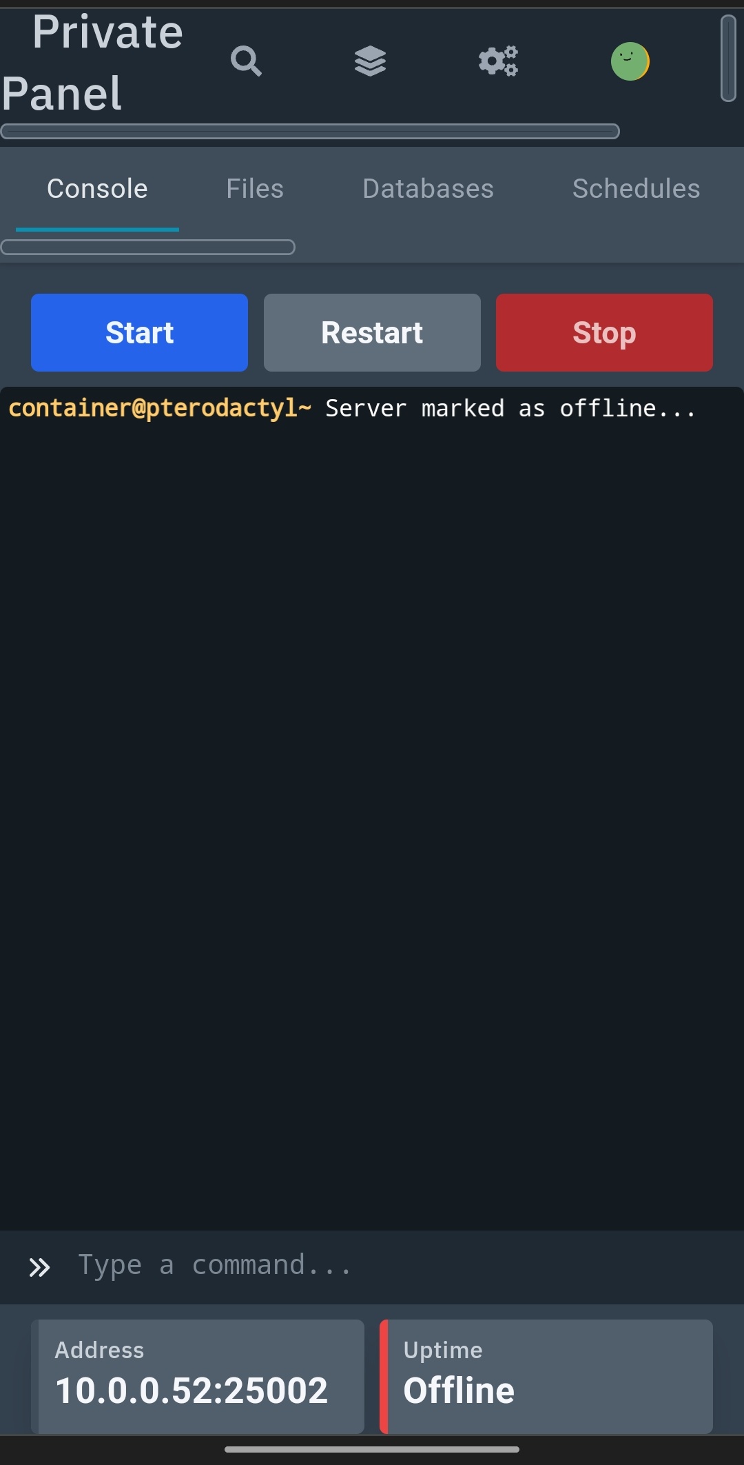 Add server name to console screen for mobile. · Issue #4199 ...