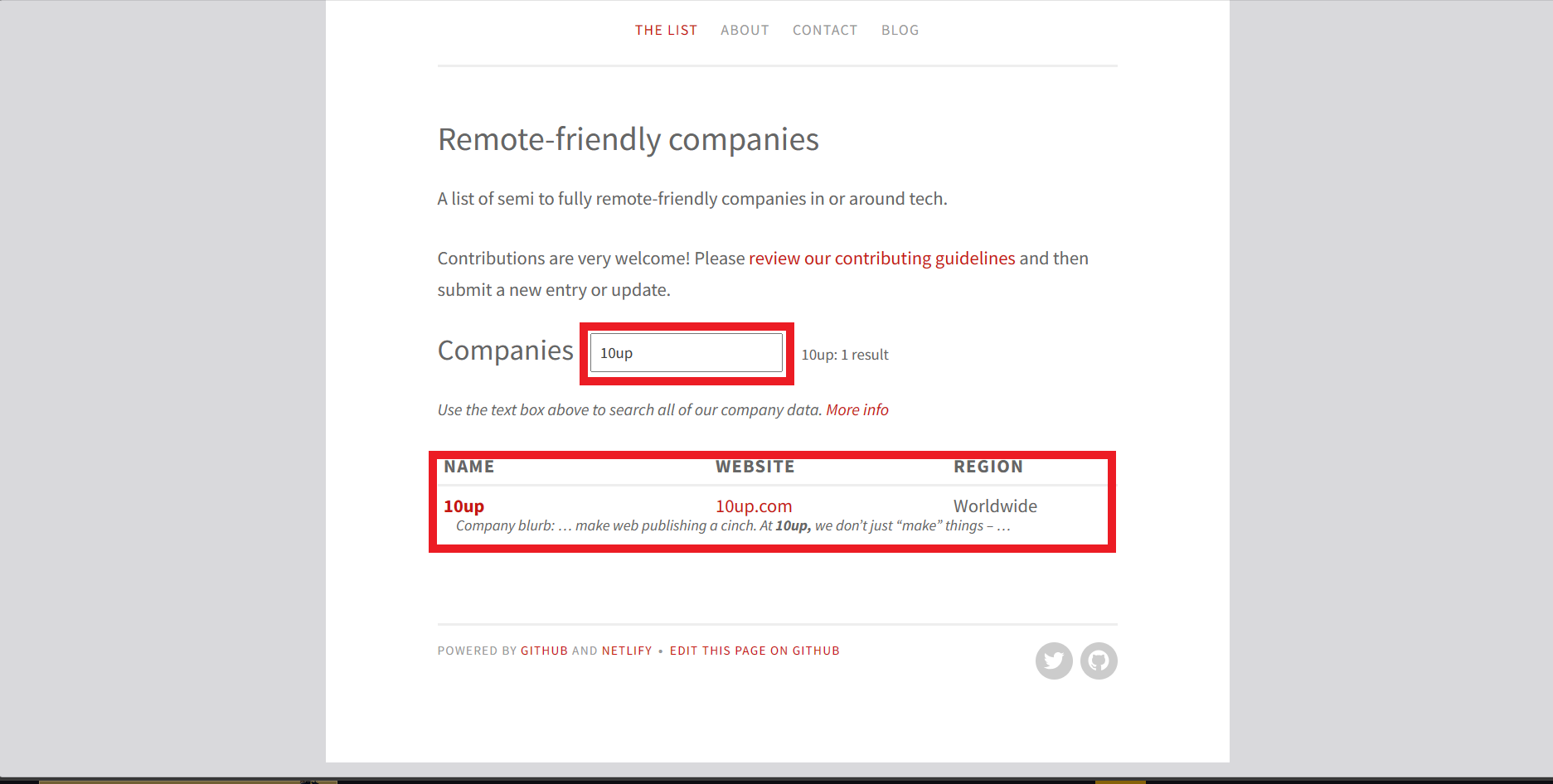 [Bug] Company search is not working properly · Issue #1689 · remoteintech/remote-jobs · GitHub