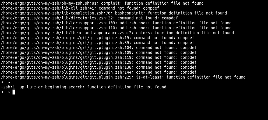 Problem after Arch Linux update · Issue #8904 · ohmyzsh/ohmyzsh · GitHub