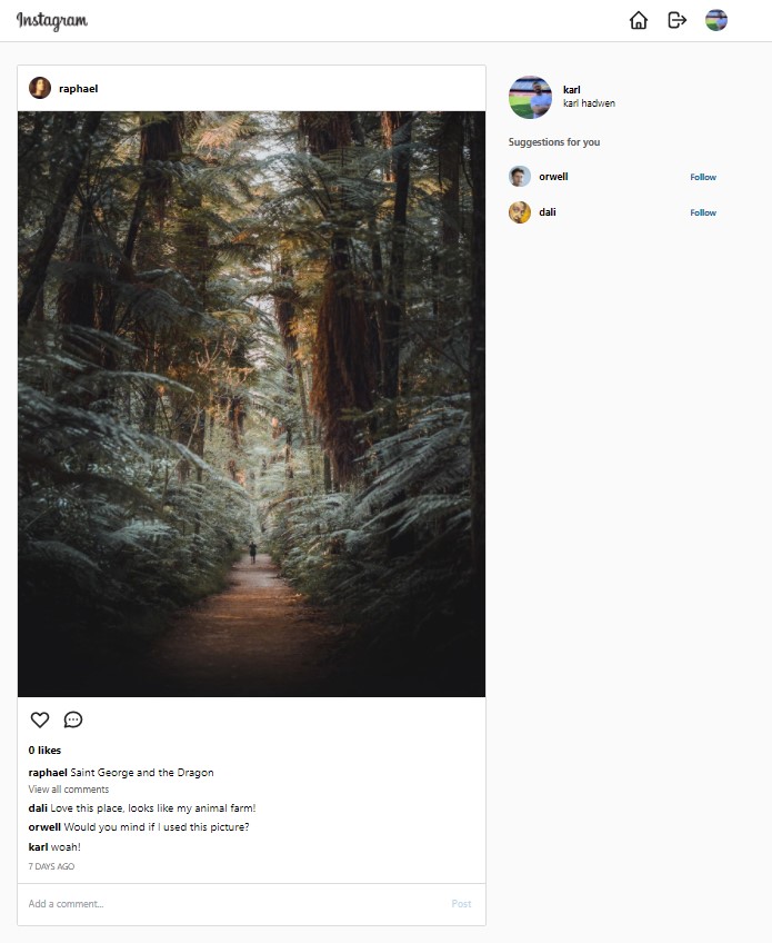 GitHub - pratyushchamola/instagram-clone: Cloning Instagram - from scratch