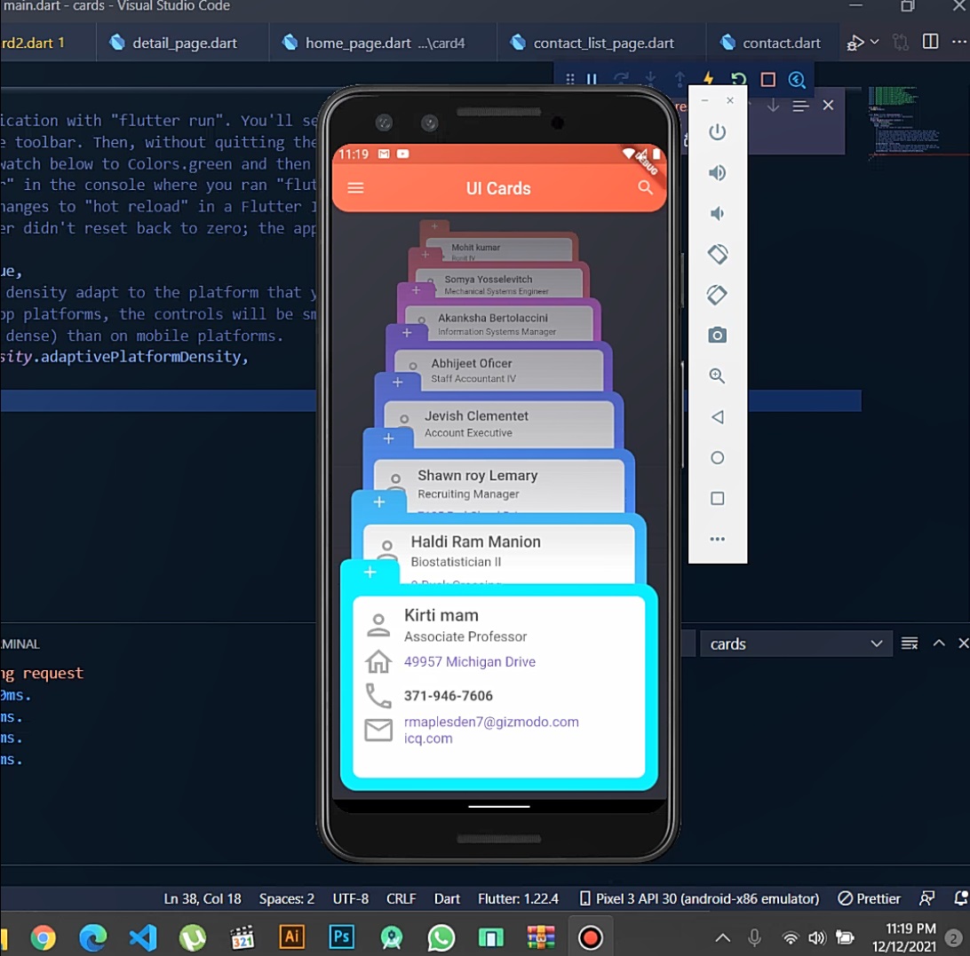 Flutter Card Ui Design Examples Design Talk