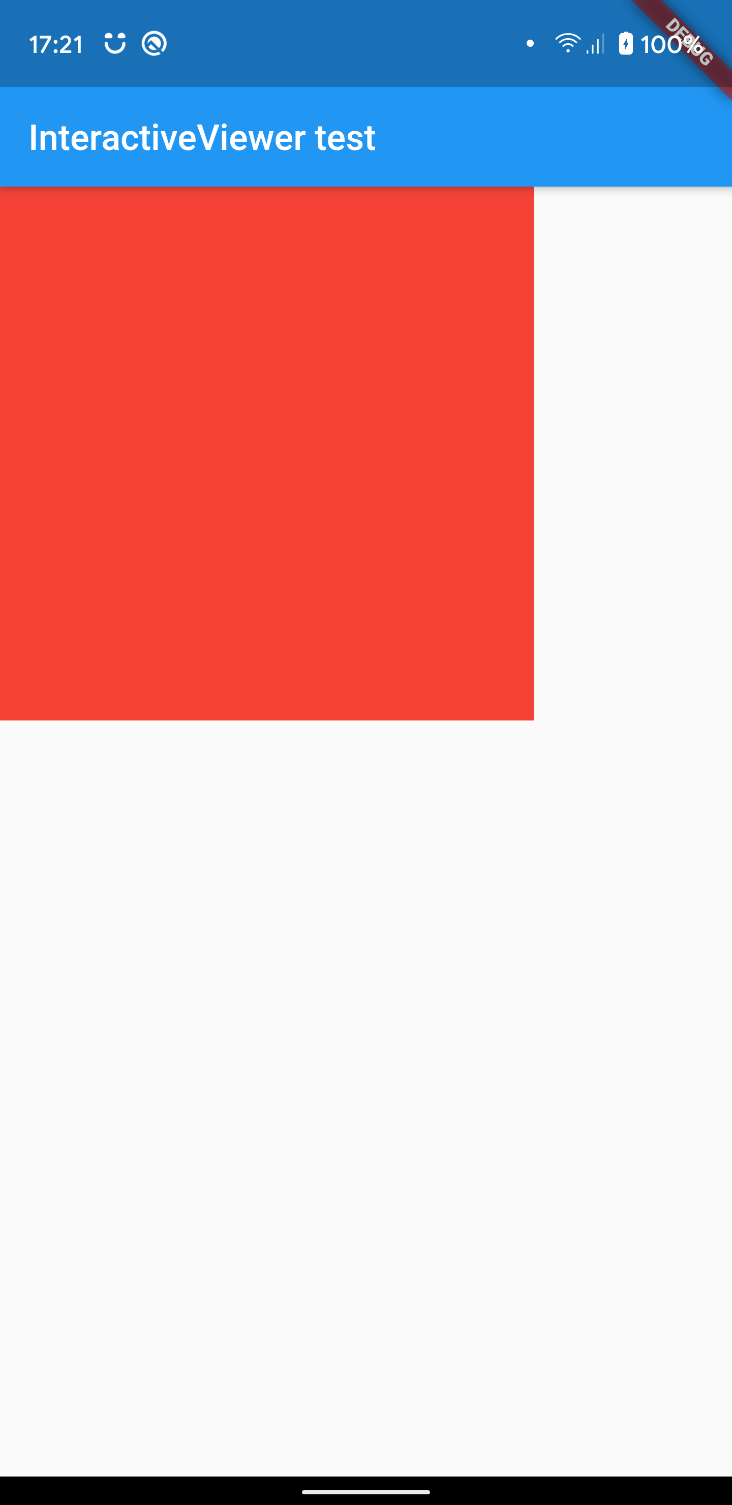 InteractiveViewer ignore scale settings when using with small child · Issue #65304 · flutter ...