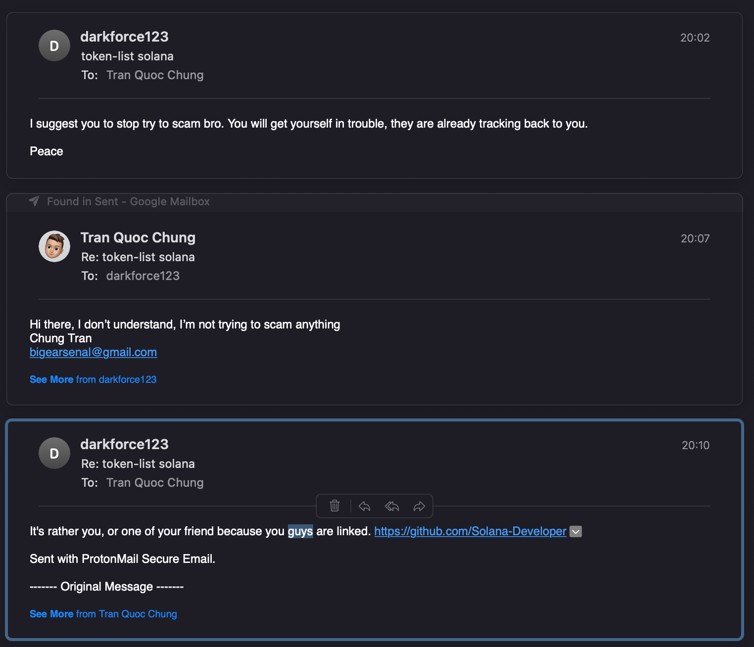 Scammer Warning: I have nothing to do with https://github.com/Solana-Developer · Issue #4442 ...