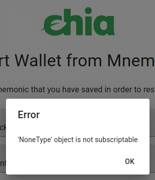 Poor quality error message when importing invalid key [Bug] · Issue ...