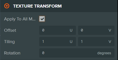 Add rotate property to the the Standard Material Inspector · Issue #883 · playcanvas/editor · GitHub