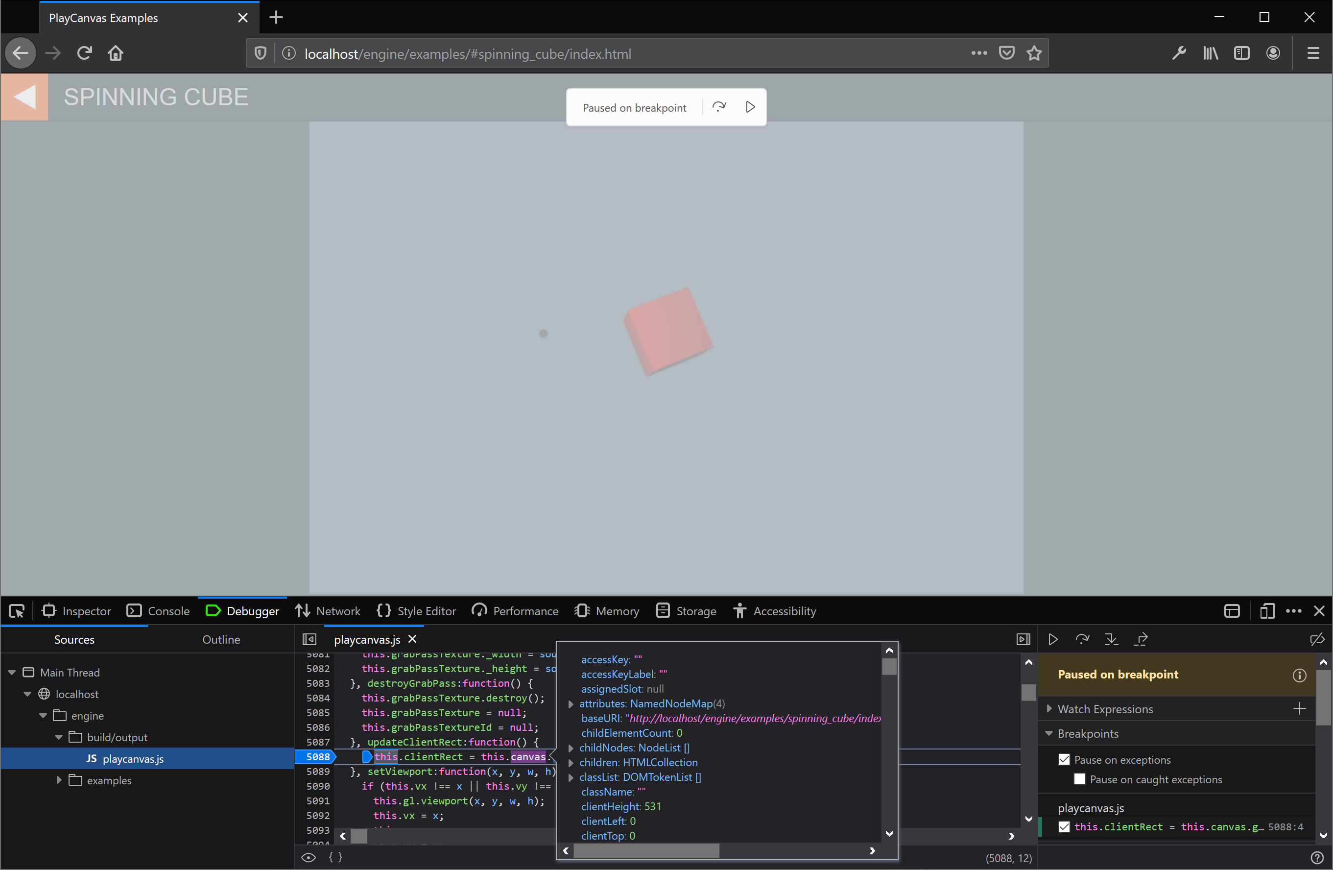 TypeError: this.canvas.getBoundingClientRect is not a function problem ...