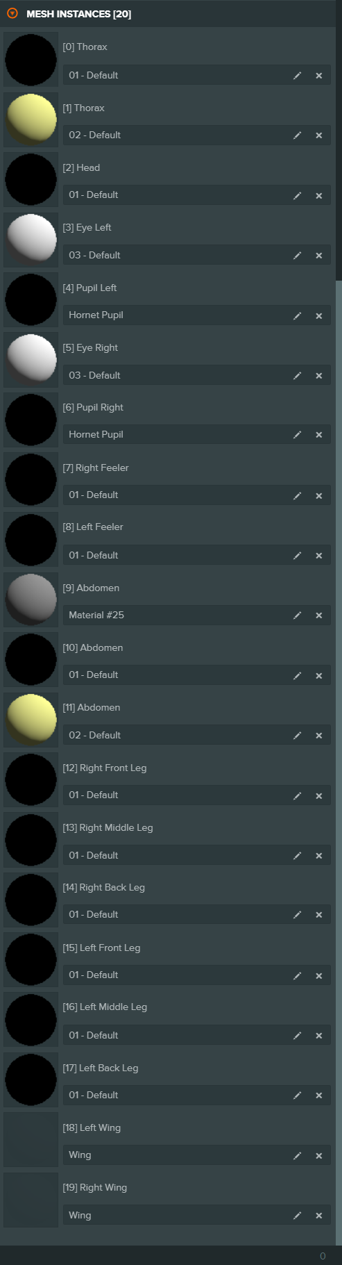 Mesh Instance Array Different For Json And Glb Model Assets · Issue 215 · Playcanvas Editor