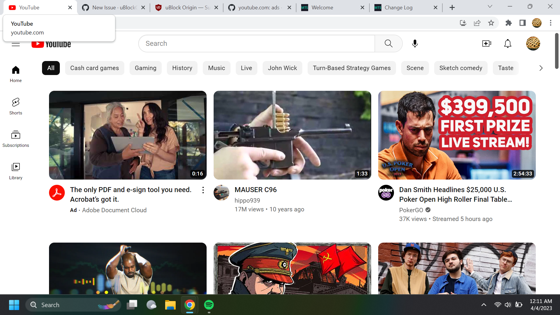 youtube.com: ads · Issue #17416 · uBlockOrigin/uAssets · GitHub