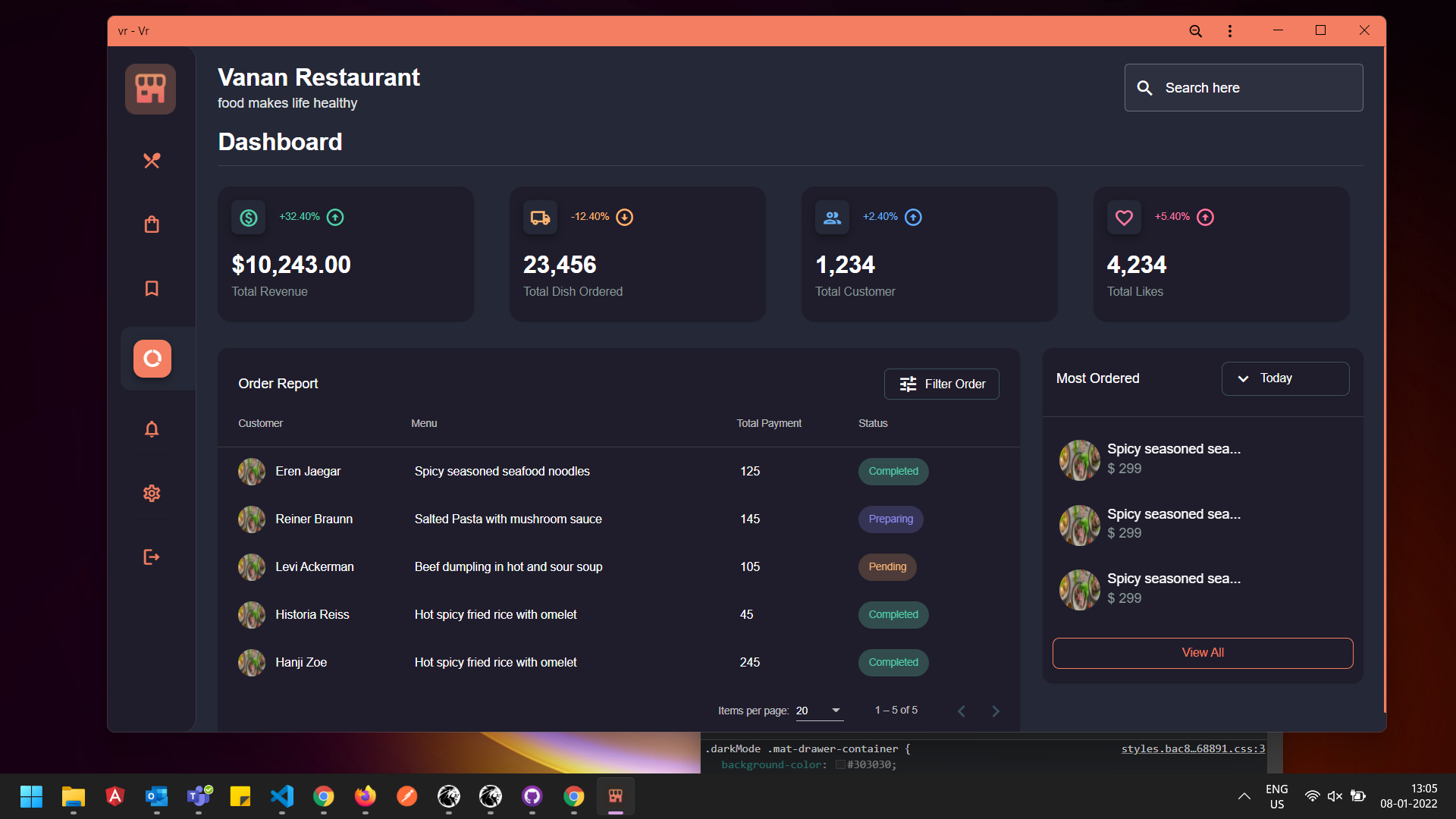 GitHub - Vetrivel-Kalidass/Van-Restaurant: restaurant project in angular