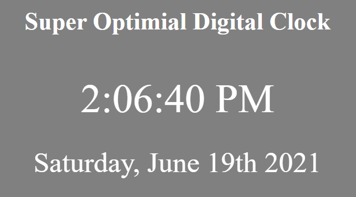 GitHub - BrandonCarp/Digital-Clock