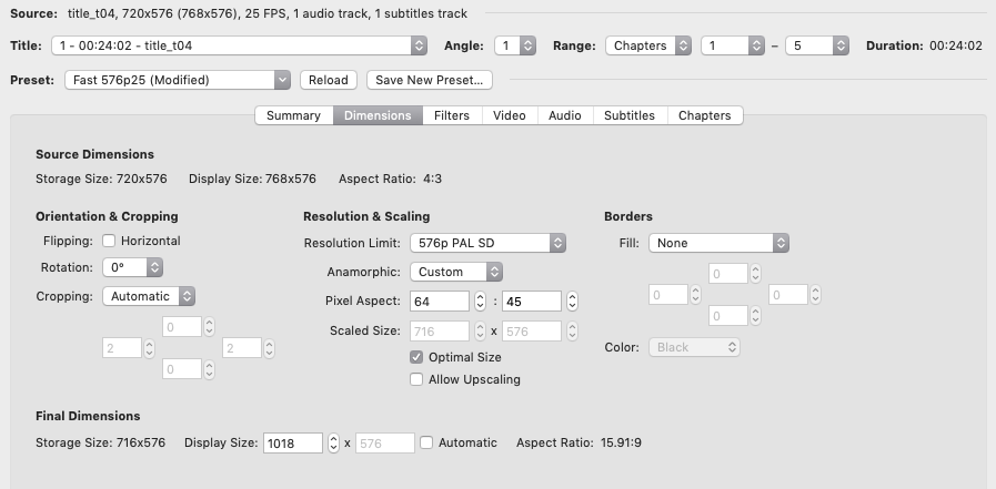 HandBrake CLI 1.4.0 and newer - Crop dimension issue when specifying pixel-aspect · Issue #3885 ...