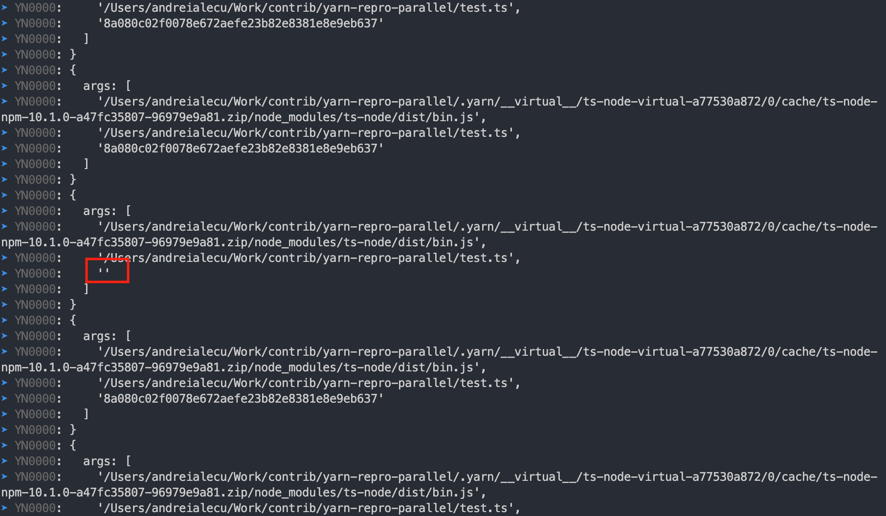 [Bug]: Potential race condition in `workspace foreach -p` · Issue #3220 · yarnpkg/berry · GitHub