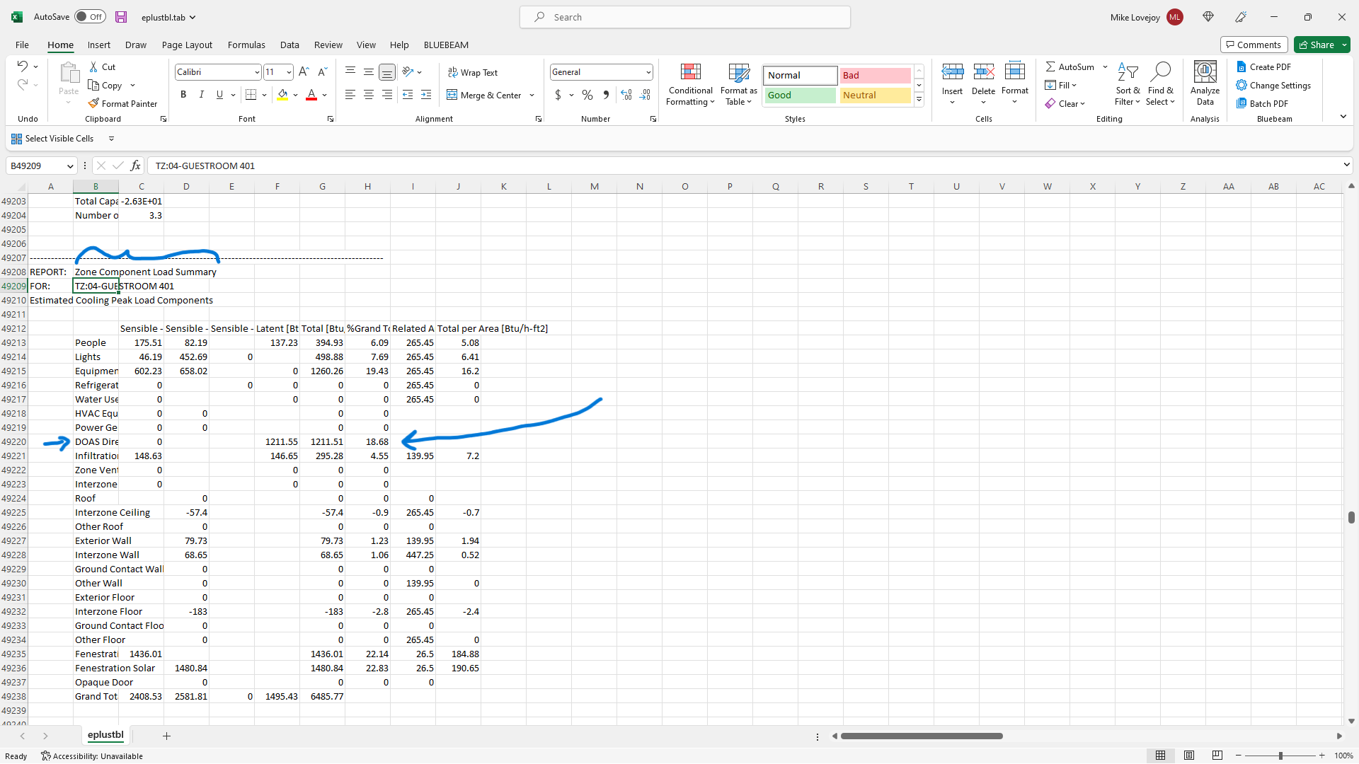 Zone Component Load Summary - DOAS Direct to Zone · Issue #9948 · NREL ...