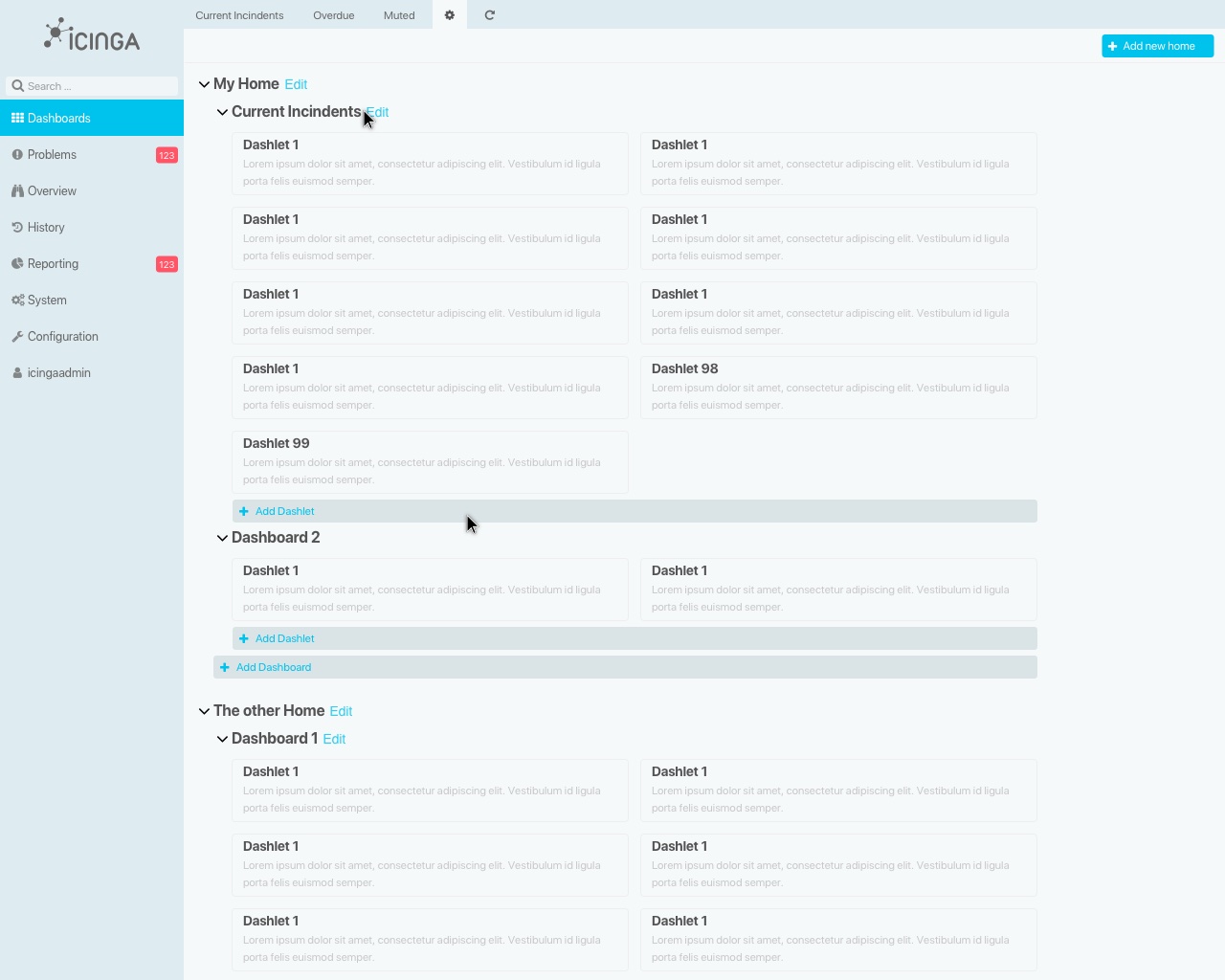 Enhanced Dashboards · Issue #3809 · Icinga/icingaweb2 · GitHub