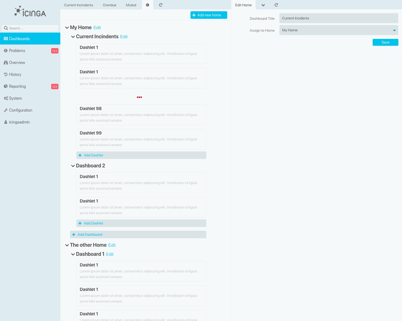 Enhanced Dashboards · Issue #3809 · Icinga/icingaweb2 · GitHub