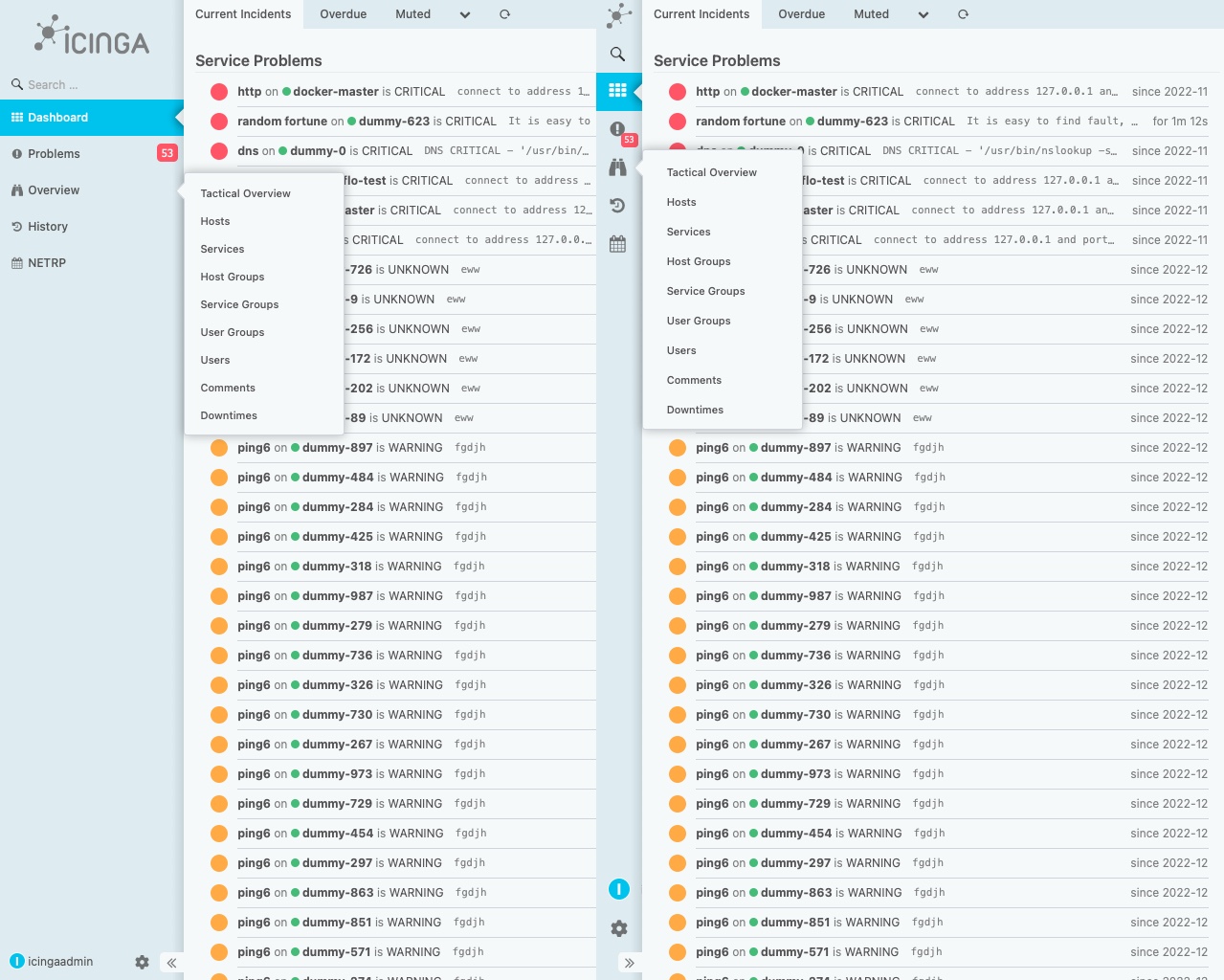 Sidebar: Show the parent level-1 label in level-2 flyouts · Issue #4968 · Icinga/icingaweb2 · GitHub