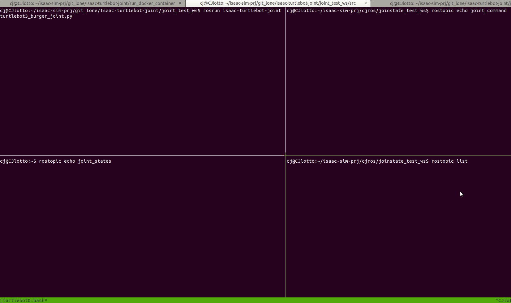 GitHub - teamlotto/IsaacSim-turtlebot-joint: Turtlebot SIm