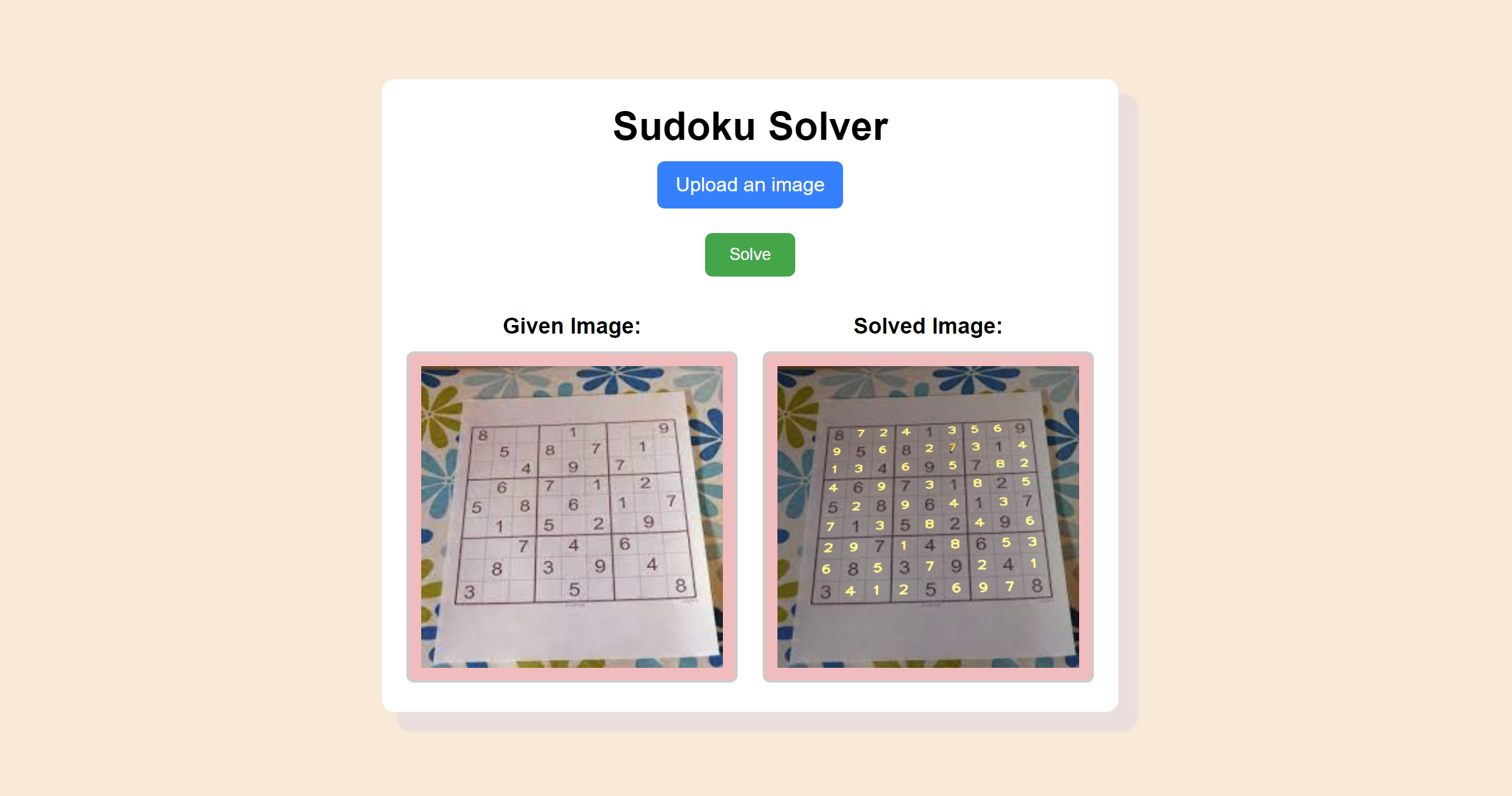 GitHub - LokeshNaganaboina/SudokuSolverUsingOpenCV: A web application that solves unsolved ...