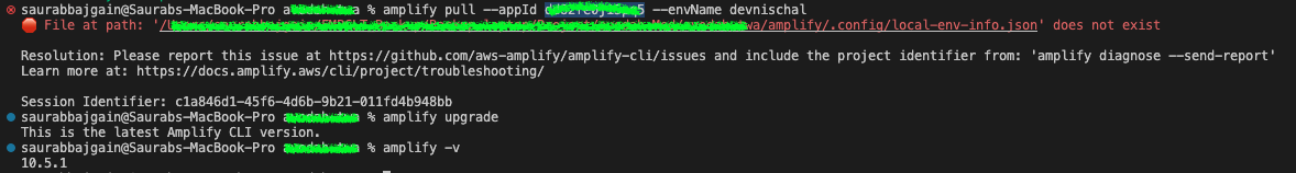 "`.config\local-env-info.json` does not exist" after exiting `amplify pull` flow early in ...