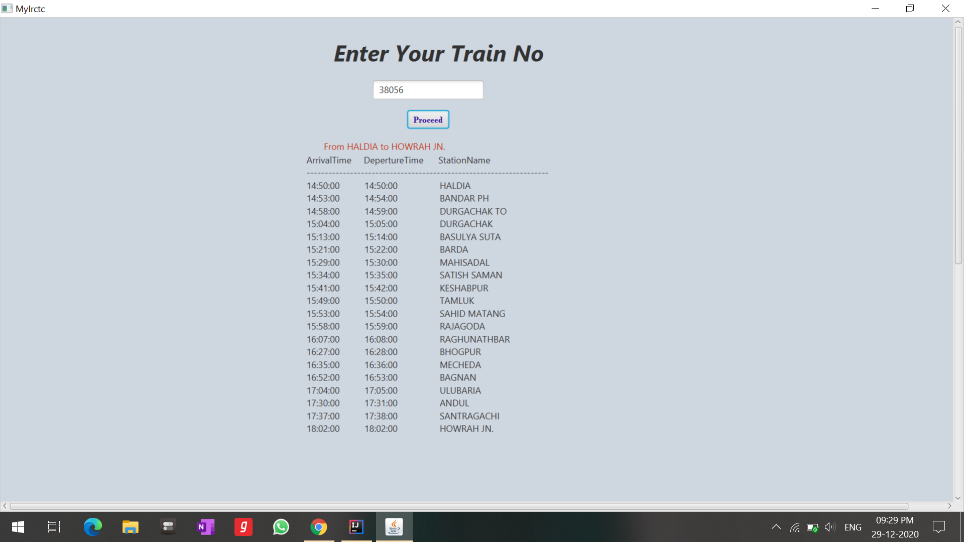 GitHub - PurnenduSamanta/MyIrctc: You can get train information by providing train no and also ...