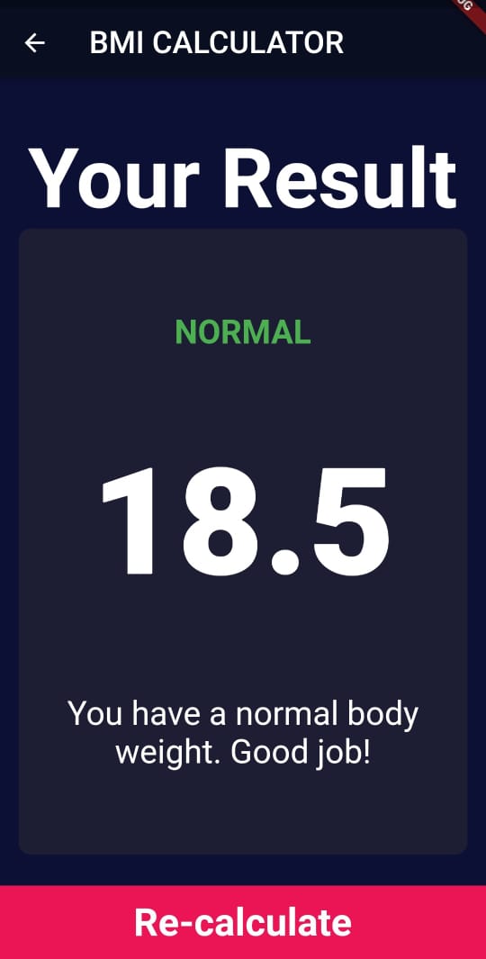 GitHub - PurnenduSamanta/BmiCalculator: Calculate your BMI with beautiful UI