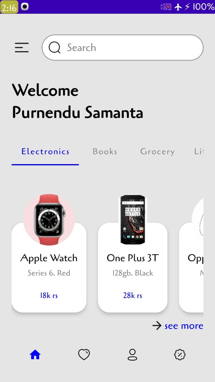 GitHub - PurnenduSamanta/Ecommerece: E-commerce App UI