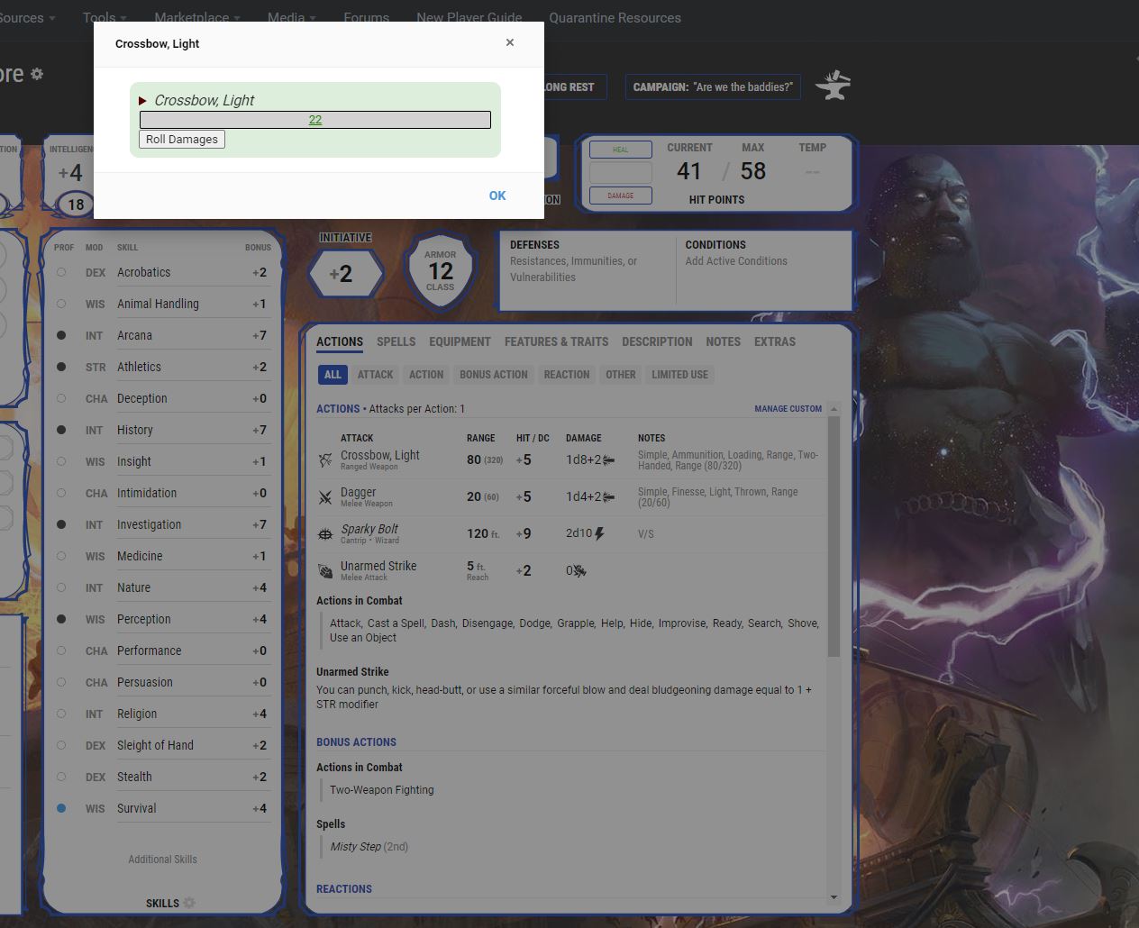 Crits are not being taken into account for damage rolls when "Auto Roll Damage and Crits" is ...