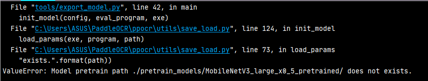 请问一下这个预训练模型在哪下载，太长时间没用我记得以前没有这个啊。 · Issue #2166 · PaddlePaddle/PaddleOCR · GitHub