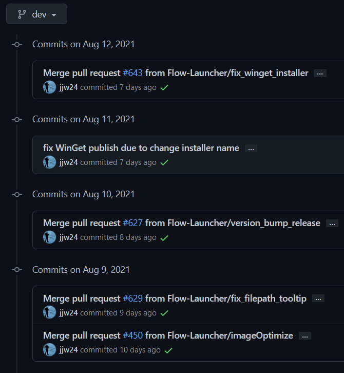 About project itself suggestion: pr merged commit should add github number · Issue #659 · Flow ...