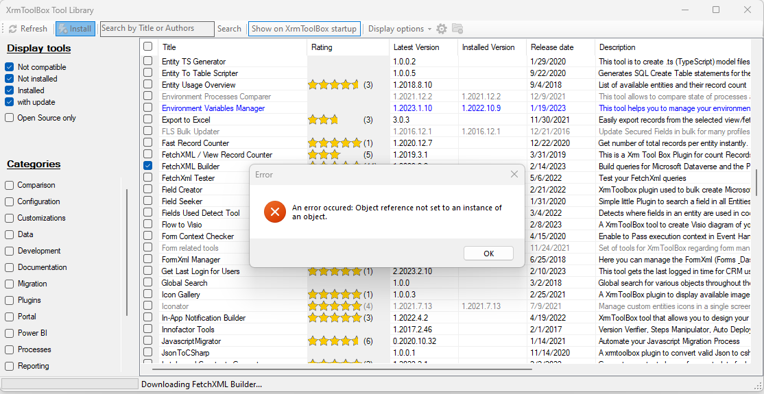 XrmToolBox Throws Exception when trying to install tools on Windows ARM · Issue #1224 ...