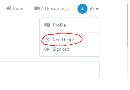 how to customize bigbluebutton top right corner menu · Issue #799 · bigbluebutton/greenlight ...