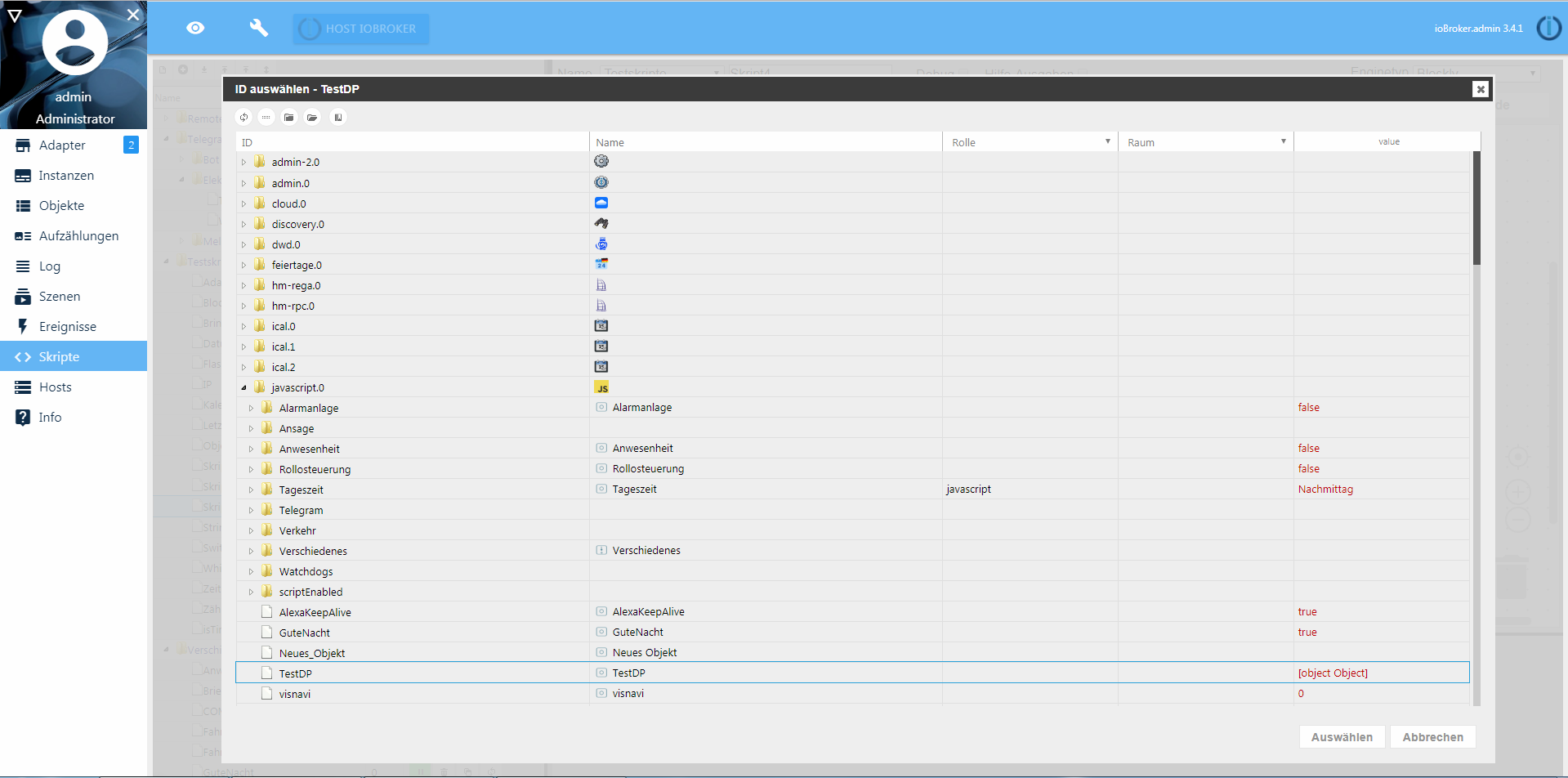 No scrollbar for Object selection at Blockly · Issue #264 · ioBroker/ioBroker.admin · GitHub