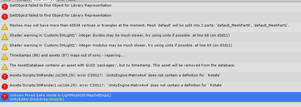 `UnityEngine.Matrix4x4' does not contain a definition for `Rotate' · Issue #1 · TianYiJT ...